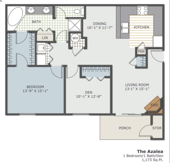 1, 2 & 3 Bedroom Apartments in Ocala FL | Saddleworth Green